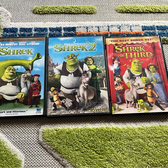 Media | Shrek Trio Dvd Set | Poshmark
